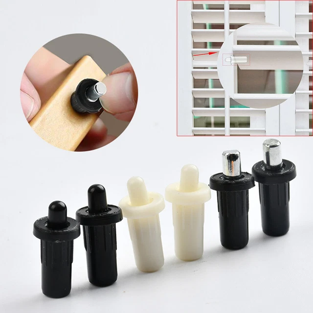 10 PCS SPRING Loaded Replacement Pins For Plantation Shutter Louver ...
