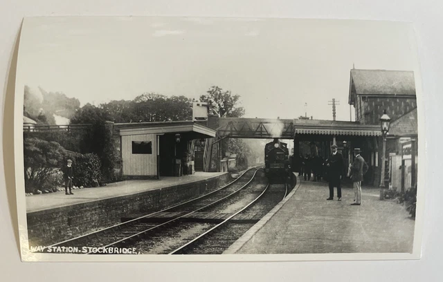 RAILWAY STATION PHOTOGRAPH - Stockbridge - D487 £3.50 - PicClick UK