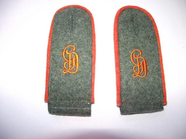 GERMAN ARMY GROSS Deutschland Shoulder Boards Green £10.99 - PicClick UK