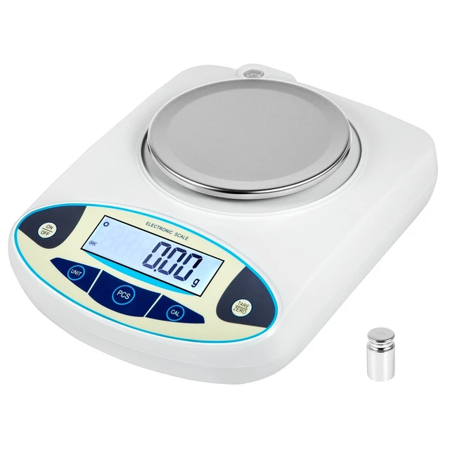 VEVOR LAB ANALYTICAL Balance Digital Precision Scale 500gx0.01g High ...