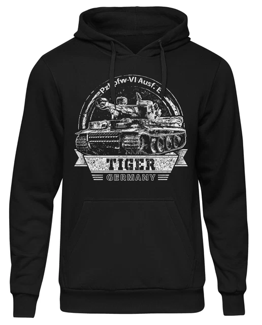 PZKPFW VI AUSF. E Tiger Kapuzenpullover WW2 Panzer German Tank Hoddie ...