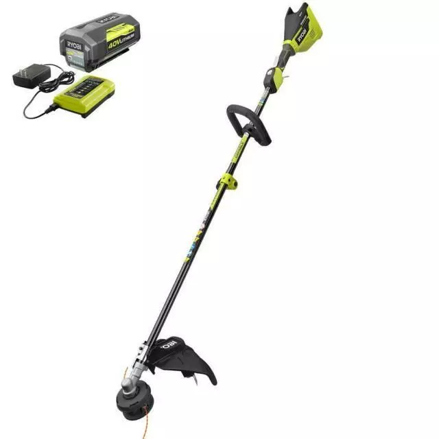 RYOBI RY40270 40V Brushless Expand-It Attachment Capable String Trimmer ... RYOBI RY40270 40V Brushless Expand-It Attachment Capable String Trimmer ...