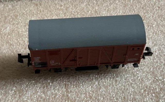 TRIX INTERNATIONAL COVERED Freight Car 112 3 140-2 Brown HO Gauge Model ...