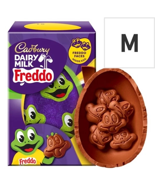 CADBURY DAIRY MILK Freddo Faces Easter Egg 96g x 1 Free Delivery £7.99 ...