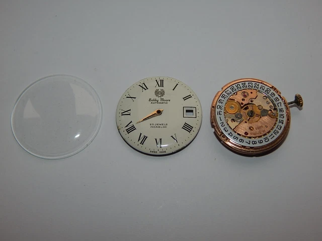 RARE VINTAGE MENS Swiss Garrard Bobby Moore 25 Jewels Automatic Wrist ...