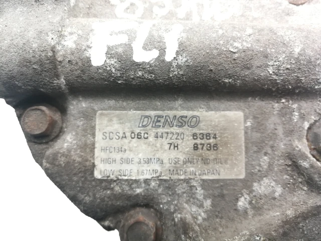 TOYOTA COROLLA AIR Condition Pump SCSA06C 447220-6364 2.0 Diesel 2003 ...