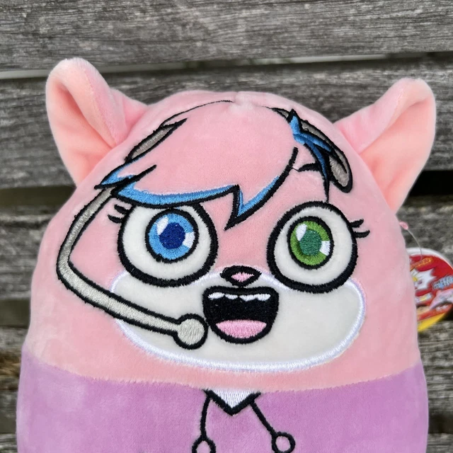 SQUISHMALLOWS ALPHA LEXA Pink Cat Ryans World Kellytoy Soft Plush Toy ...