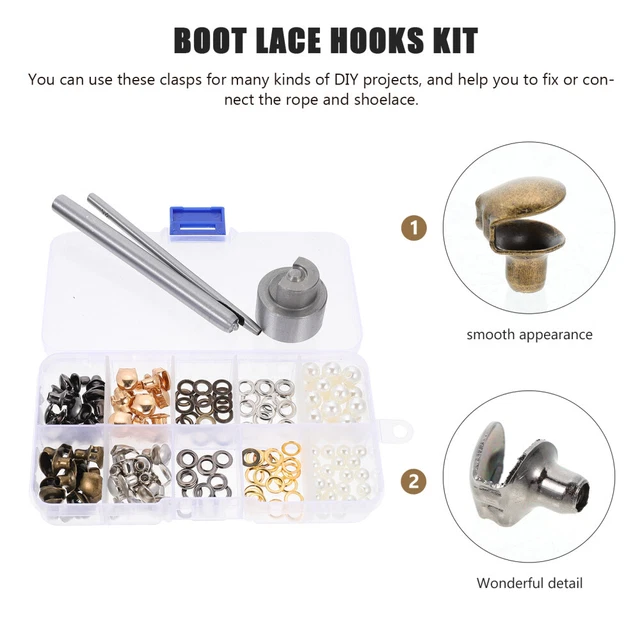 BOOT EYELET REPAIR Kit Hole Shoe Buckle Hiking Shoes with Hook £19.99 ...