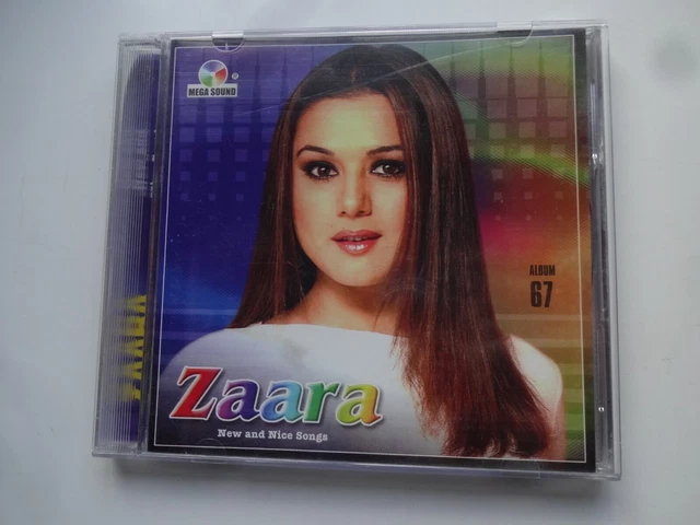 NEW AND NICE SONGS Vol 67 ~ ZAARA ~ Bollywood soundtrack compilation CD ...
