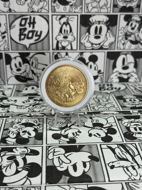 DISNEYLAND PARIS MICKEY Hollywood Studios And Magic Kingdom Castle coin ...