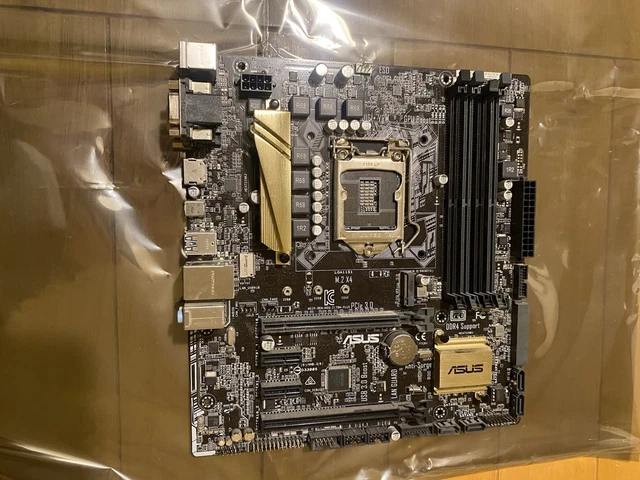 ASUS Z170-M PLUS Socket LGA1151 Motherboard intel core i3-6100 3.7 GHz ...