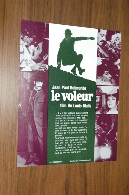 JEAN-PAUL BELMONDO LOUIS Malle Le Voleur 1967 Rare Synopsis EUR 14,99 ...