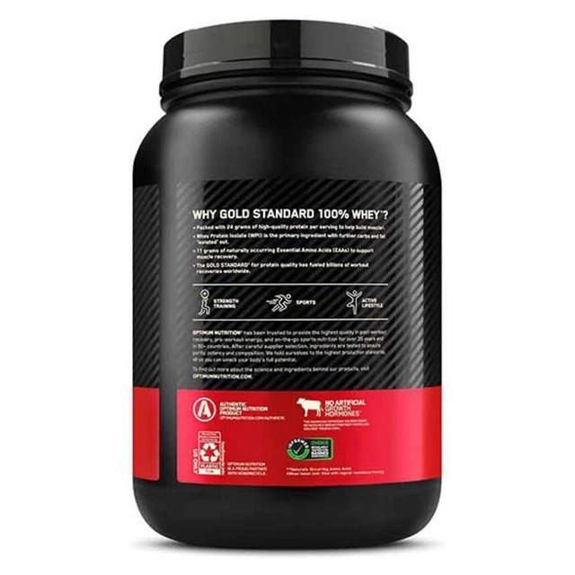 OPTIMUM NUTRITION 100% Gold Standard Whey Protein Powder Shake 899g ...