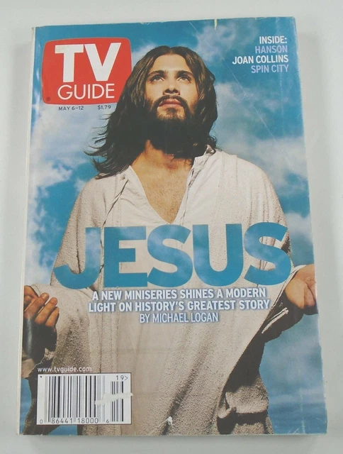 TV GUIDE MAGAZINE JESUS MINISERIES COVER Hanson Joan Collins May 6 2000 ...