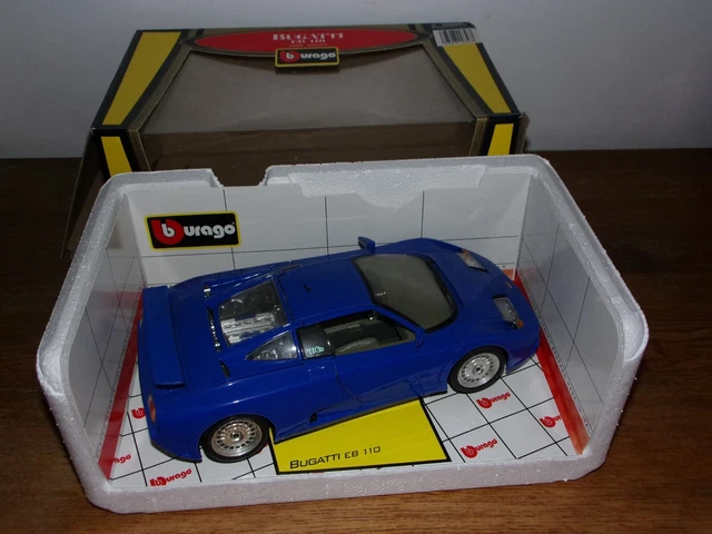 1:18 BURAGO BBURAGO model car Bugatti EB 110 voiture miniature auto ...