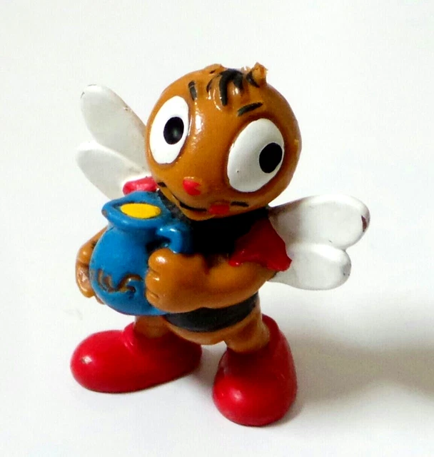 FIGURINE MAYA L'ABEILLE Bully Avec Un Pot De Miel 5 Cm Jouet Vintage ...