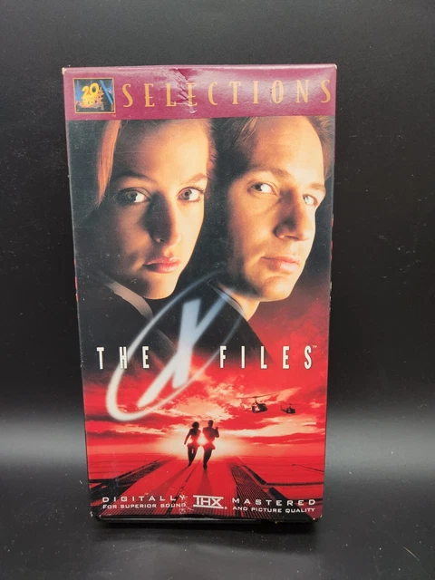 THE X FILES VHS THX 1998 Sci-Fi Horror David Duchovny Gillian Anderson ...