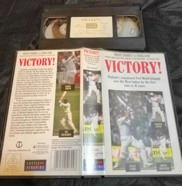 VICTORY! RARE CRICKET - 1990 West Indies vs England - England's TEST ...