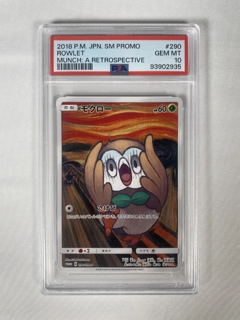 POKÉMON - ROWLET 290 SM-P Psa 10 Japanese “Set Munch” EUR 1.250,00 ...