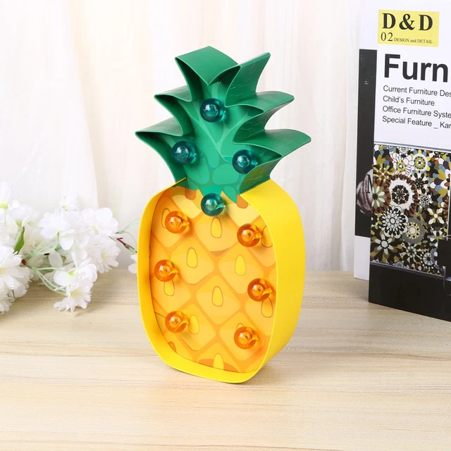 2 COUNT WALL Night Light Cordless LED Fruit Lamp Decorative for Home £ ...