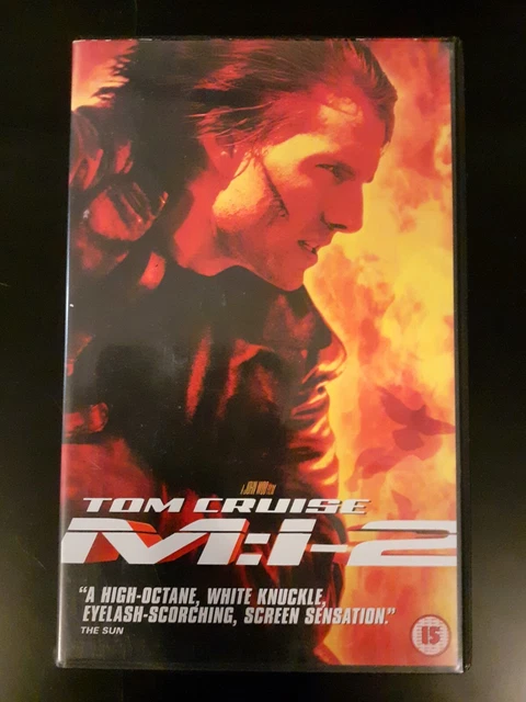 MISSION IMPOSSIBLE 2 / MI2 (Tom Cruise) VHS - Big Box Ex-rental / Fully ...
