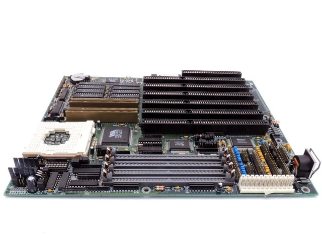 FIC 486-PVT-IO VINTAGE Computer Motherboard Socket 3 PC 14010 Via Chip ...