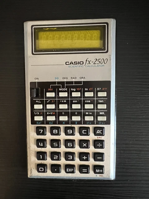 CASIO FX-2500 VINATGE scientific calculator, full functioning. £15.00 - PicClick UK