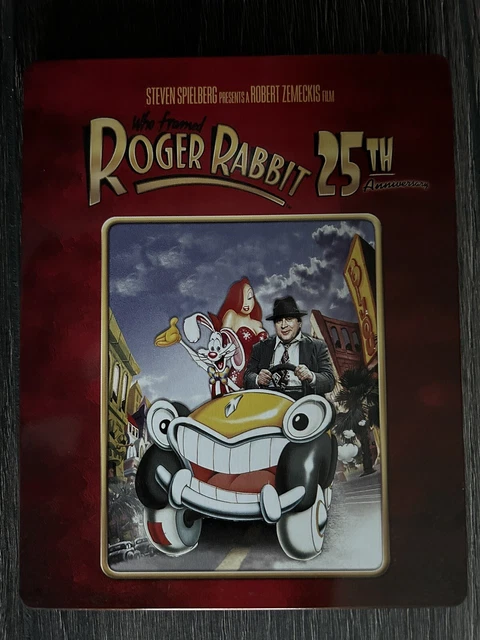 WHO FRAMED ROGER Rabbit Blu Ray Steelbook 25Th Anniversary Edition £5. ...