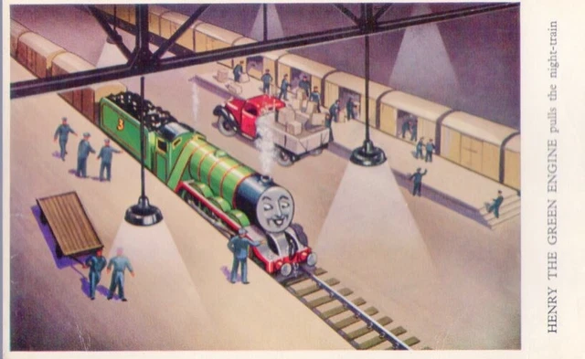 ORIGINAL 'THOMAS the Tank Engine' series card 1958: Henry the Green ...