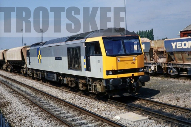 35MM SLIDE BR British Railways Diesel loco Class 60 60099 1994 Original ...