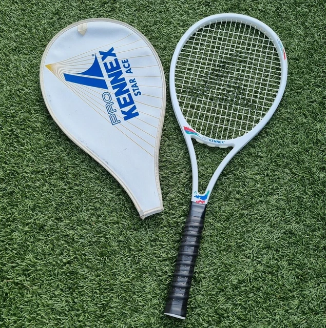 RETRO PRO KENNEX Star Ace Tennis Racket - White £34.99 - PicClick UK