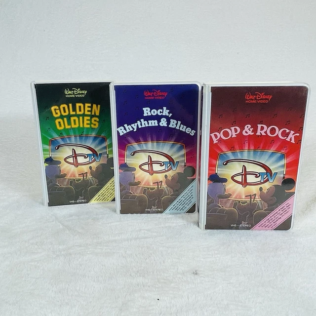 DISNEY DTV POP & Rock / Golden Oldies / Rock Rhythm Blues VHS Lot Of 3 ...