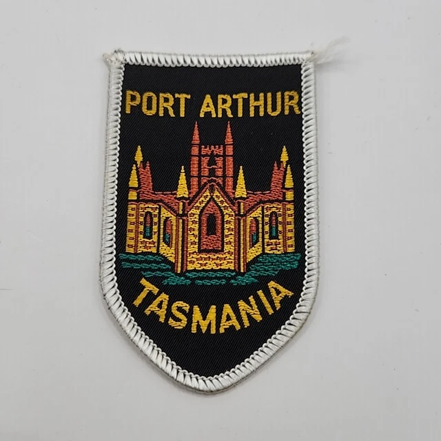 PORT ARTHUR TASMANIA Vintage Emblem Souvenir Sew On Patch Badge NEW $9. ...