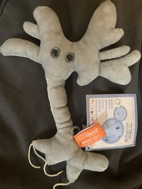 GIANT MICROBES BRAIN Cell Neuron Plush Toy Original Soft Body ...