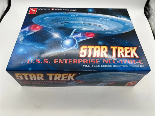 AMT STAR TREK U.S.S. Enterprise NCC-1701-C 1:1400 Model Kit $35.99 ...