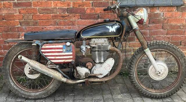 1957 MATCHLESS G80CS, street scrambler, barn fresh project with V5C NO ...