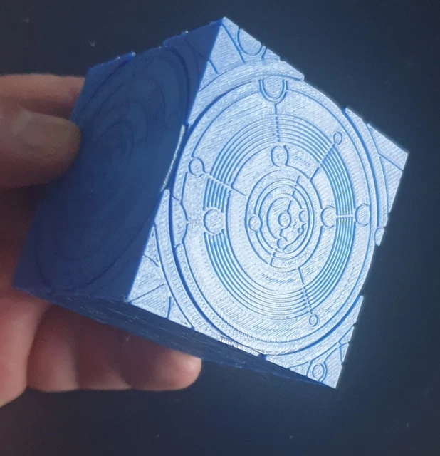 DOCTOR WHO THE Tardis Siege Mode Cube (unpainted) 3d Printed High ...