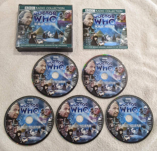 Doctor Who - The Daleks’ Master Plan Rare 5 x Cd BBC Audiobook Soundtrack