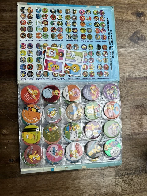 THE SIMPSONS PICKERS *FULL COMPLETE SET* 120/120 with Official ...