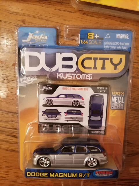 JADA DUB CITY KUSTOMS Dodge Magnum R/T Wave 12 #127 Diecast 1:64 Neuf ...