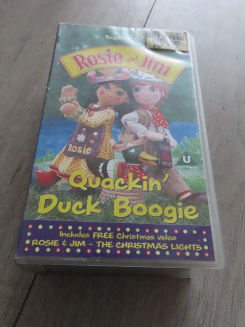 ROSIE AND JIM - Quackin Duck Boogie (VHS, 2000) RARE £17.36 - PicClick UK