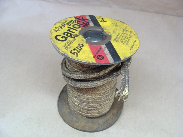 GARLOCK 5200 1/4& Fibre D'Aramide Tressée Carrée Emballage Rouleau ...