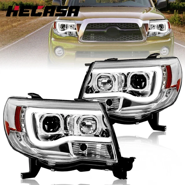 2003 Toyota Tacoma Custom Black Headlights With LED Corner Lights For ...