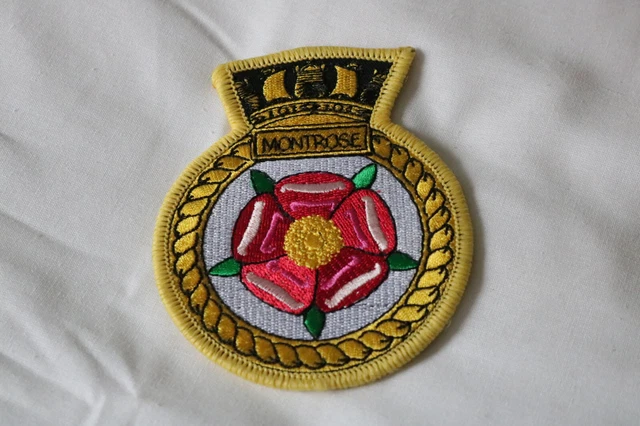 ROYAL NAVY TYPE 23 Frigate HMS Montrose crest patch £10.00 - PicClick UK