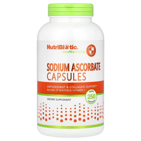 NUTRIBIOTIC, SODIUM ASCORBATE, 250 Caps £42.99 - PicClick UK