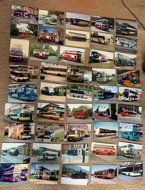 45 BUS PHOTOS Vehicles Built After 1981 Photograph D/Deck S/Dk Pictures ...