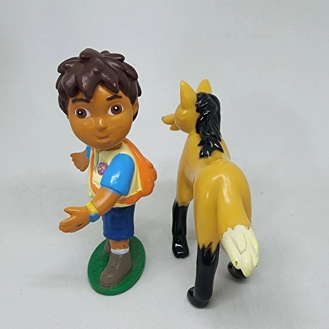 DORA THE EXPLORER Go Diego Go Red Fox PVC Figure Lot Cake Topper Mattel ...