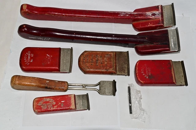 BUNDLE 7 SKARSTEN Scrapers & spare Blade Painting Decorating £55.00 ...