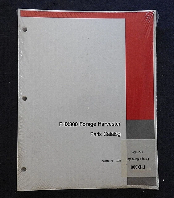 ORIGINAL CASE IH FHX300 Feldhäcksler Teile Katalog Manuell Minty ...