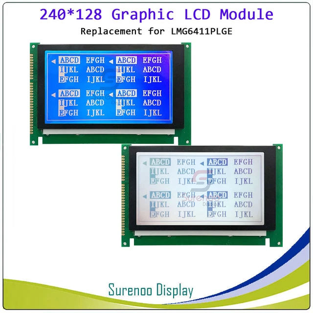 5,1 ZOLL 240*128 Grafik LCD Modul Display Ersatz für LMG6411 ...